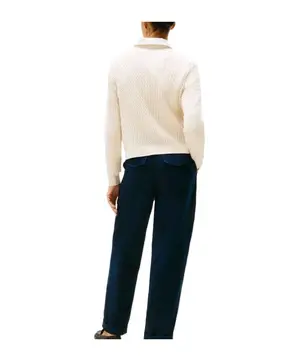 Tommy Hilfiger Textured Cable Knit Crewneck Sweater