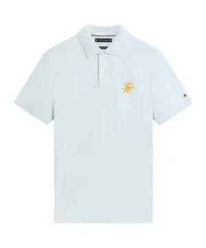 Tommy Hilfiger Shortsleeve Polo Top - Blue