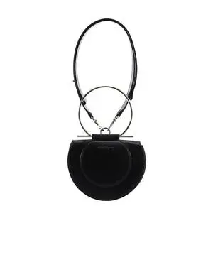 FERRAGAMO Logo Shoulder Bag - Black
