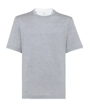 Brunello Cucinelli Lightweight Jersey Crewneck T-shirt