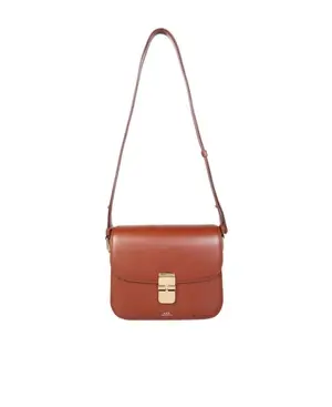 A.p.c. Grace Crossbody Bag - Brown