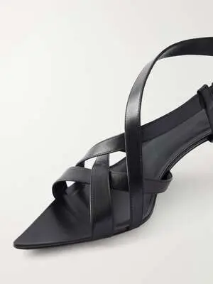 Khaite Sadie 55 Leather Sandals