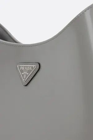 Prada Cleo Brushed Leather Shoulder Bag