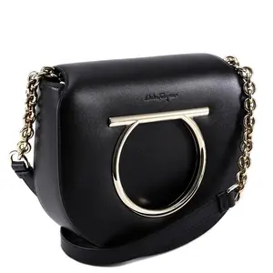FERRAGAMO Logo Saddle Shoulder Bag