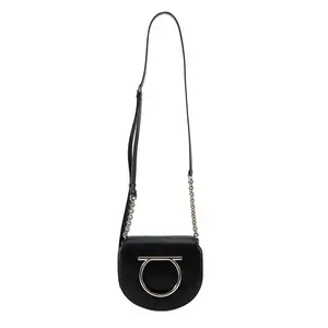 FERRAGAMO Logo Saddle Shoulder Bag