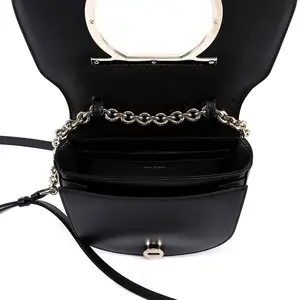 FERRAGAMO Logo Saddle Shoulder Bag