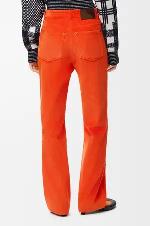 Loewe Trousers In Cotton Corduroy