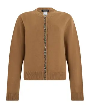 Fabiana Filippi Long-sleeved Zip-up Knit Jacket
