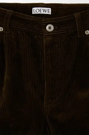 Loewe Trousers In Cotton Corduroy