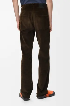 Loewe Trousers In Cotton Corduroy