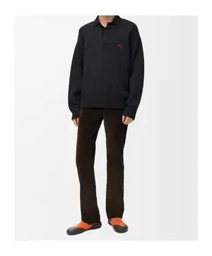 Loewe Trousers In Cotton Corduroy