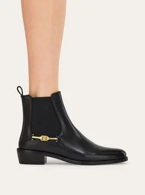 FERRAGAMO F Buckle Chelsea Boot