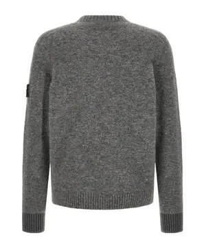 Stone Island Logo-patch Knit Sweater