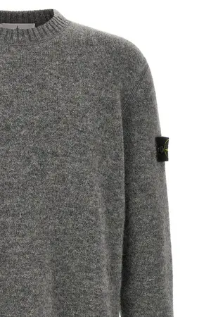 Stone Island Logo-patch Knit Sweater