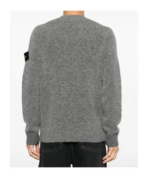 Stone Island Logo-patch Knit Sweater