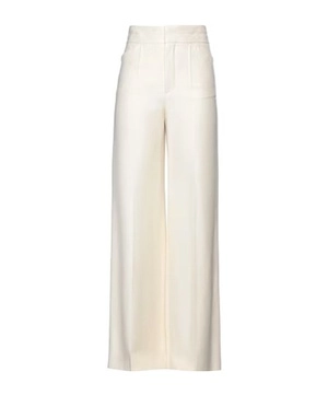 Chloé Simple Solid-color Woven Trousers - White