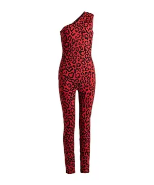 Dolce & Gabbana Leopard-print One-shoulder Jumpsuit
