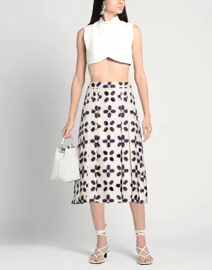 Tory Burch Colorful Pleated Skirt