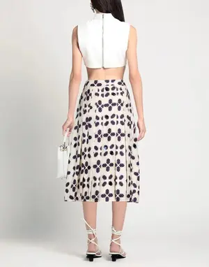 Tory Burch Colorful Pleated Skirt