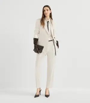Brunello Cucinelli Comfort Viscose Couture Twill Blazer