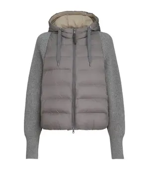 Brunello Cucinelli Down Water-resistant Padded Jacket - Grey