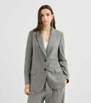 Brunello Cucinelli Cashmere Jersey Blazer