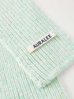 Auralee Cashmere Scarf - Mint