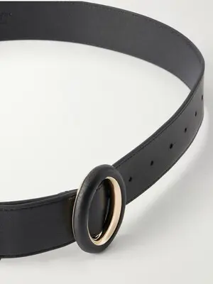 Givenchy Leather Belt With Oval Buckle