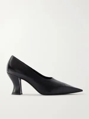 Khaite Colleen 75 Leather Pumps - Black