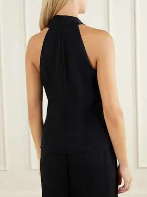 Theory Halter Crepe Top