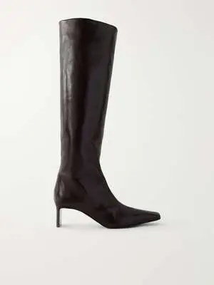 Khaite Ona 55 Knee-high Leather Boots