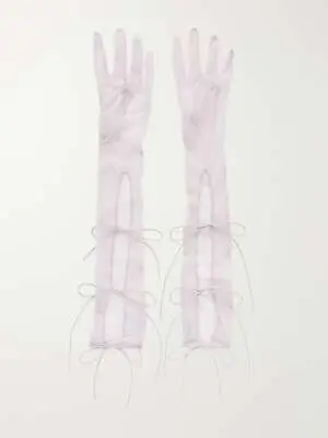 PAULINE DUJANCOURT Flora Tulle Gloves