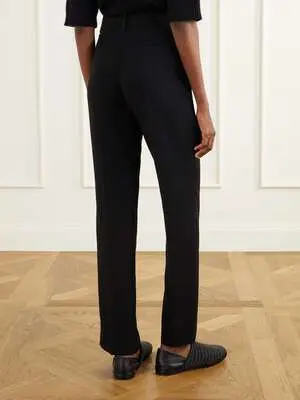 Theory Crepe Straight-leg Pants