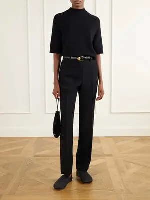 Theory Crepe Straight-leg Pants