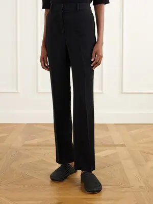 Theory Crepe Straight-leg Pants