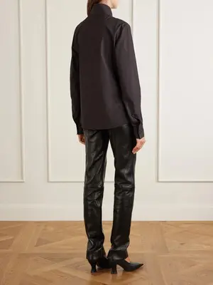 Khaite Ivy Cotton-poplin Shirt