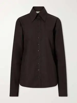 Khaite Ivy Cotton-poplin Shirt