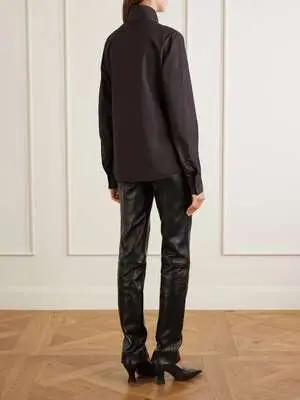 Khaite Ivy Cotton-poplin Shirt