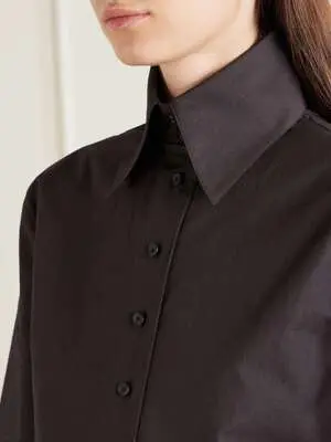 Khaite Ivy Cotton-poplin Shirt