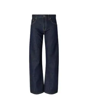 Khaite Kerrie Mid-rise Straight-leg Jeans - Blue