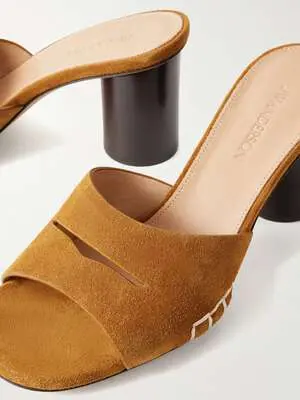 JW Anderson Loafer Suede Mules