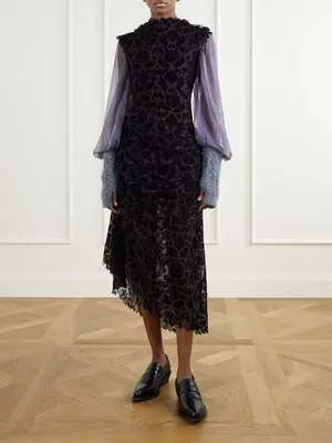 PAULINE DUJANCOURT Alyona Cut-out Silk Blouse