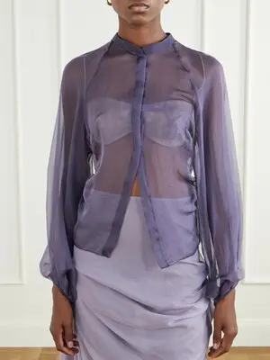 PAULINE DUJANCOURT Alyona Silk Blouse
