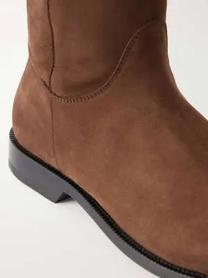 JW Anderson Loafer Nubuck Knee Boots