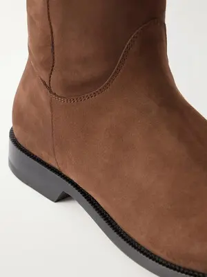 JW Anderson Nubuck Knee-high Boots - Brown