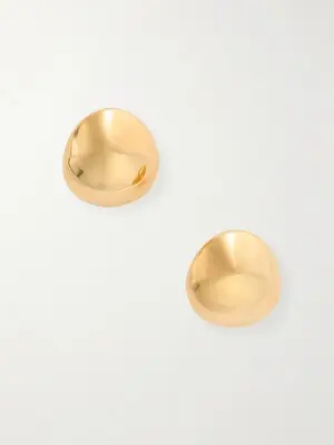 Alaïa Dome Earrings - Gold