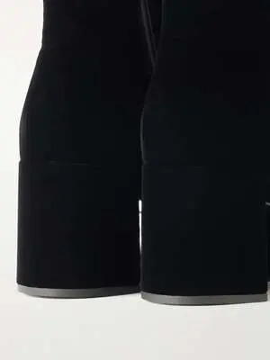 GIANVITO ROSSI Sally Velvet Ankle Boots
