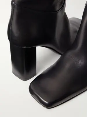 Khaite Petra 55 Leather Ankle Boots