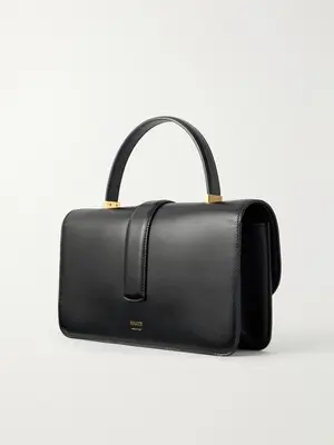 Khaite Blake Leather Shoulder Bag - Black