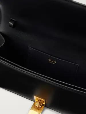 Khaite Blake Leather Shoulder Bag - Black